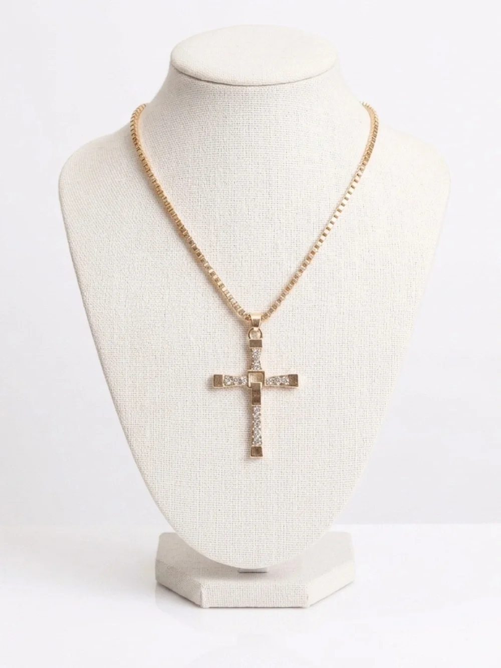 Accessories | New Gold Cross Zirconia Gems Necklaces Mens Chain ...